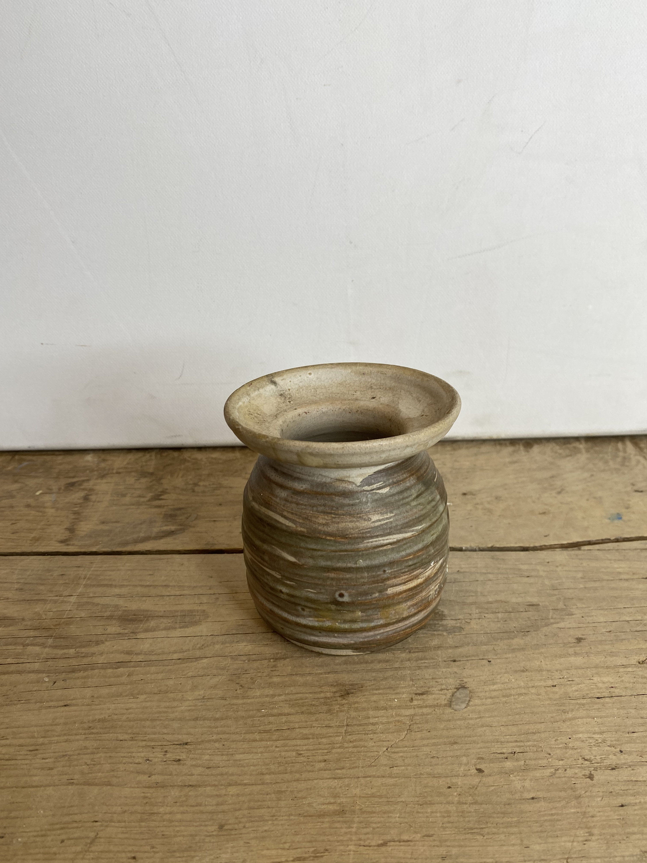 Vintage Conwy Pottery Studio Pottery Pale Grey / Brown Small - Etsy