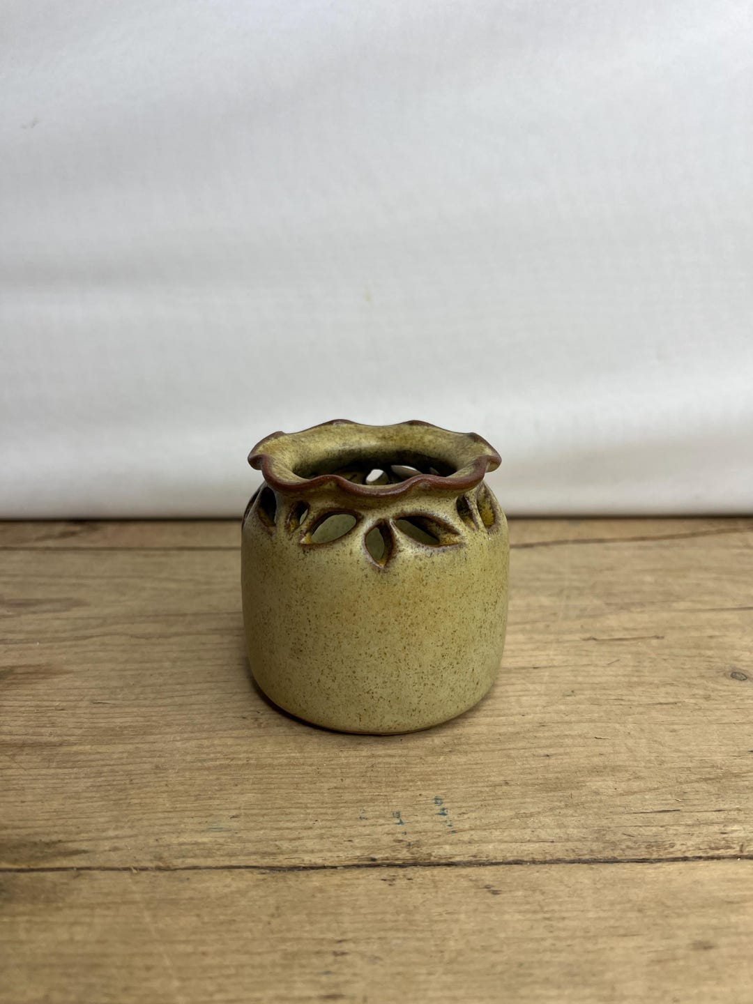 Vintage Shelf / Tremar Presingoll ?? Pottery Stoneware Small Vase With ...