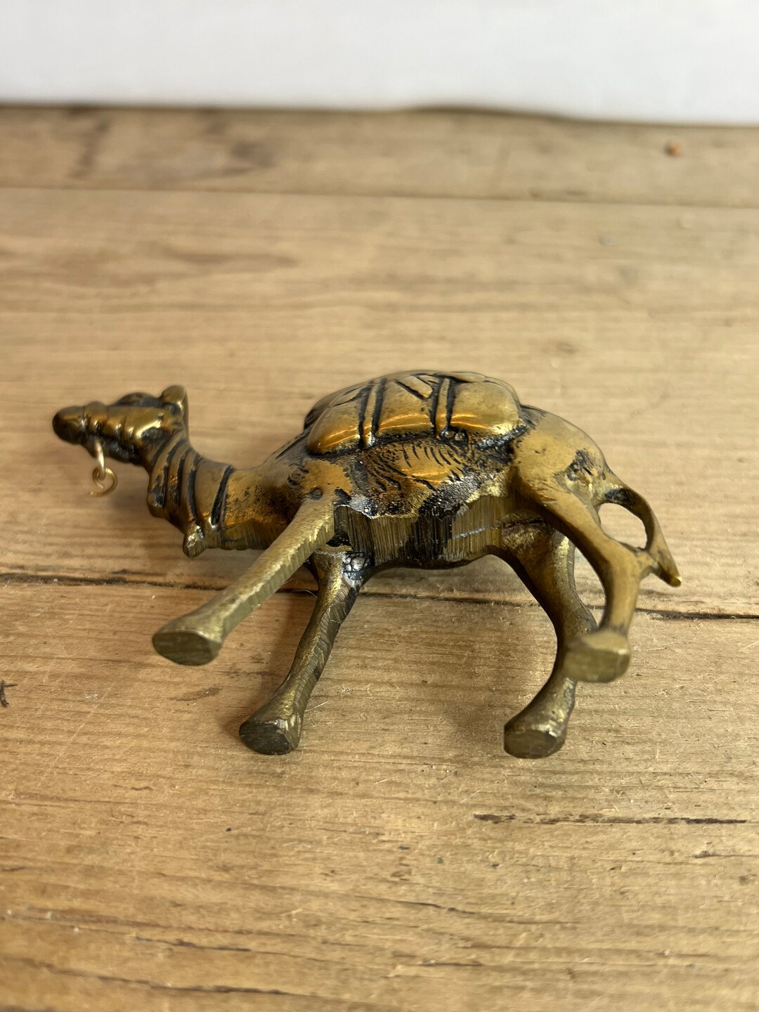 Vintage Chunky Solid Brass Camel Ornament in Good Condition - Etsy