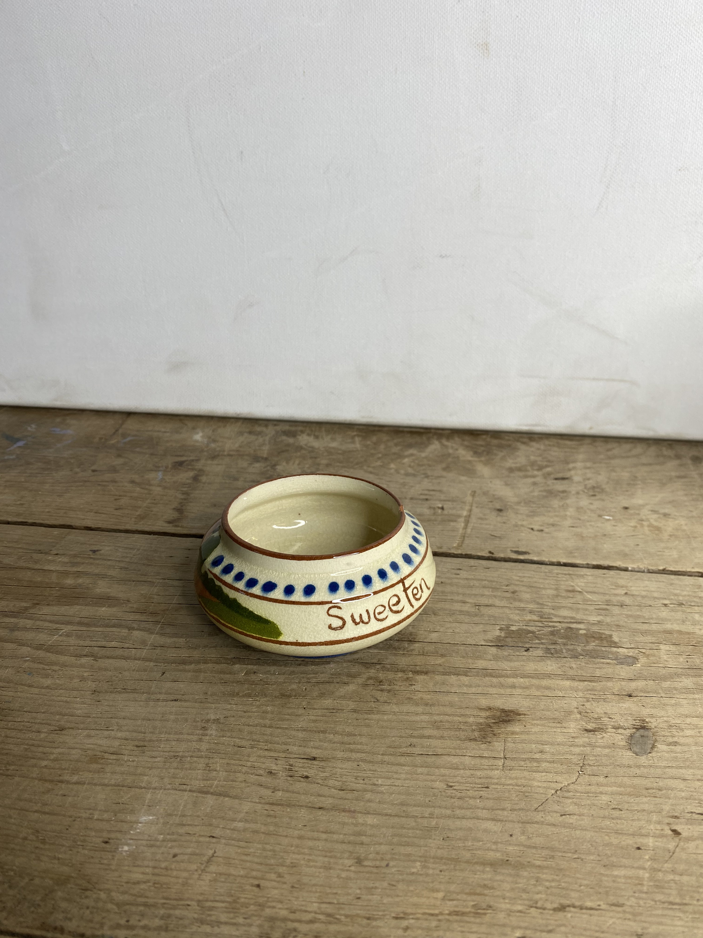 Vintage Collectible Devon Ware Torquay Sugar Bowl Sweeten to - Etsy UK