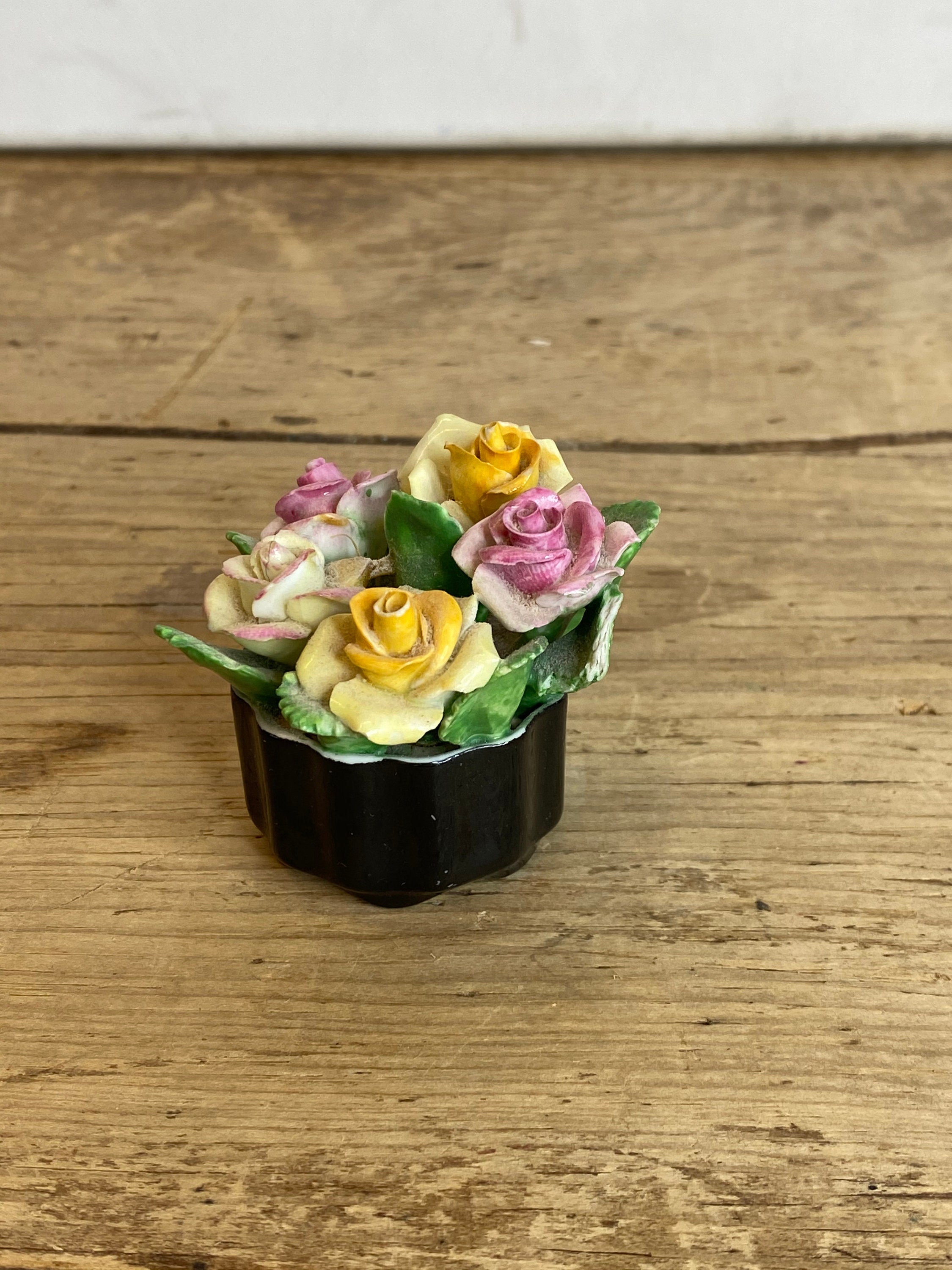 Vintage Coalport Small Plant Pot / Planter Style Posy Ornament | Etsy