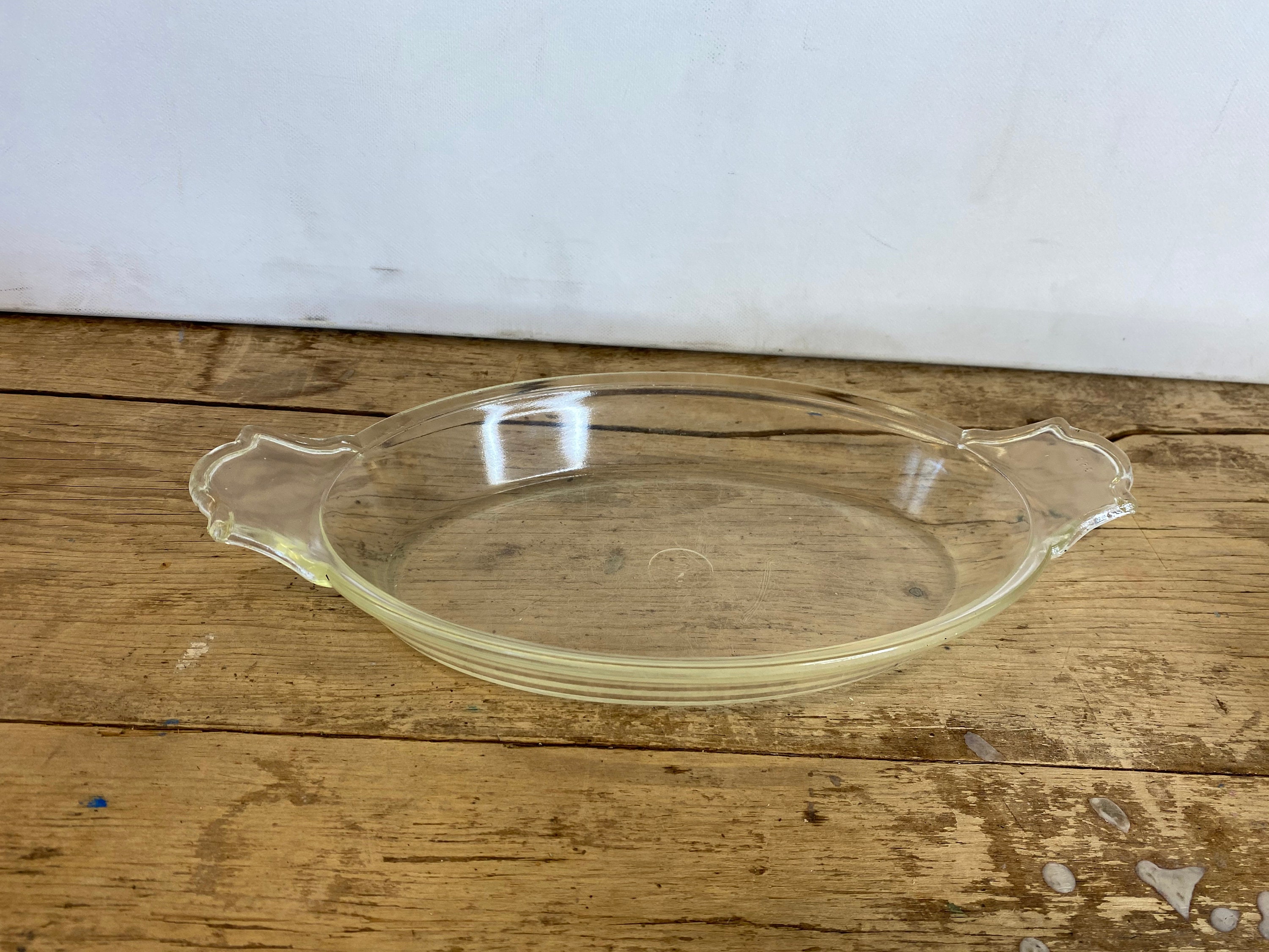 Vintage Pyrex Clear Glass Oval Oven Serving Bowl / Dish With | Etsy