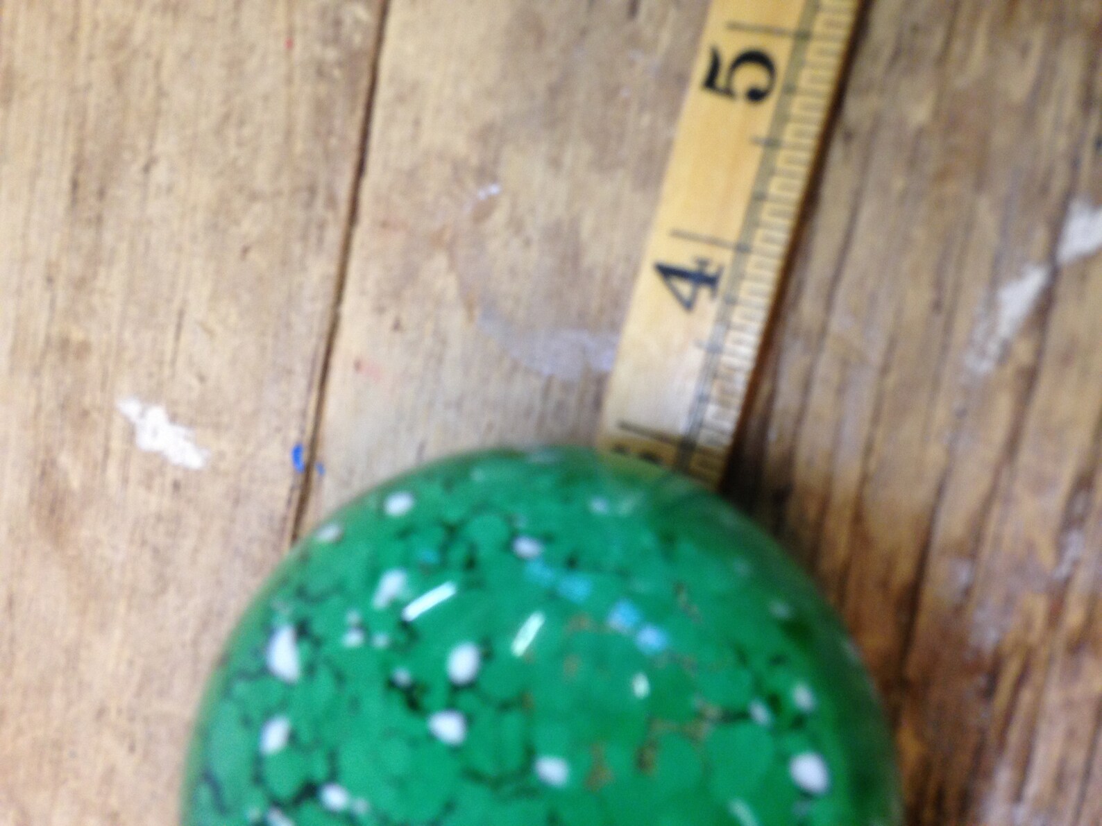 Vintage Speckled Green Glass Paperweight With a Lovely Pattern - Etsy UK