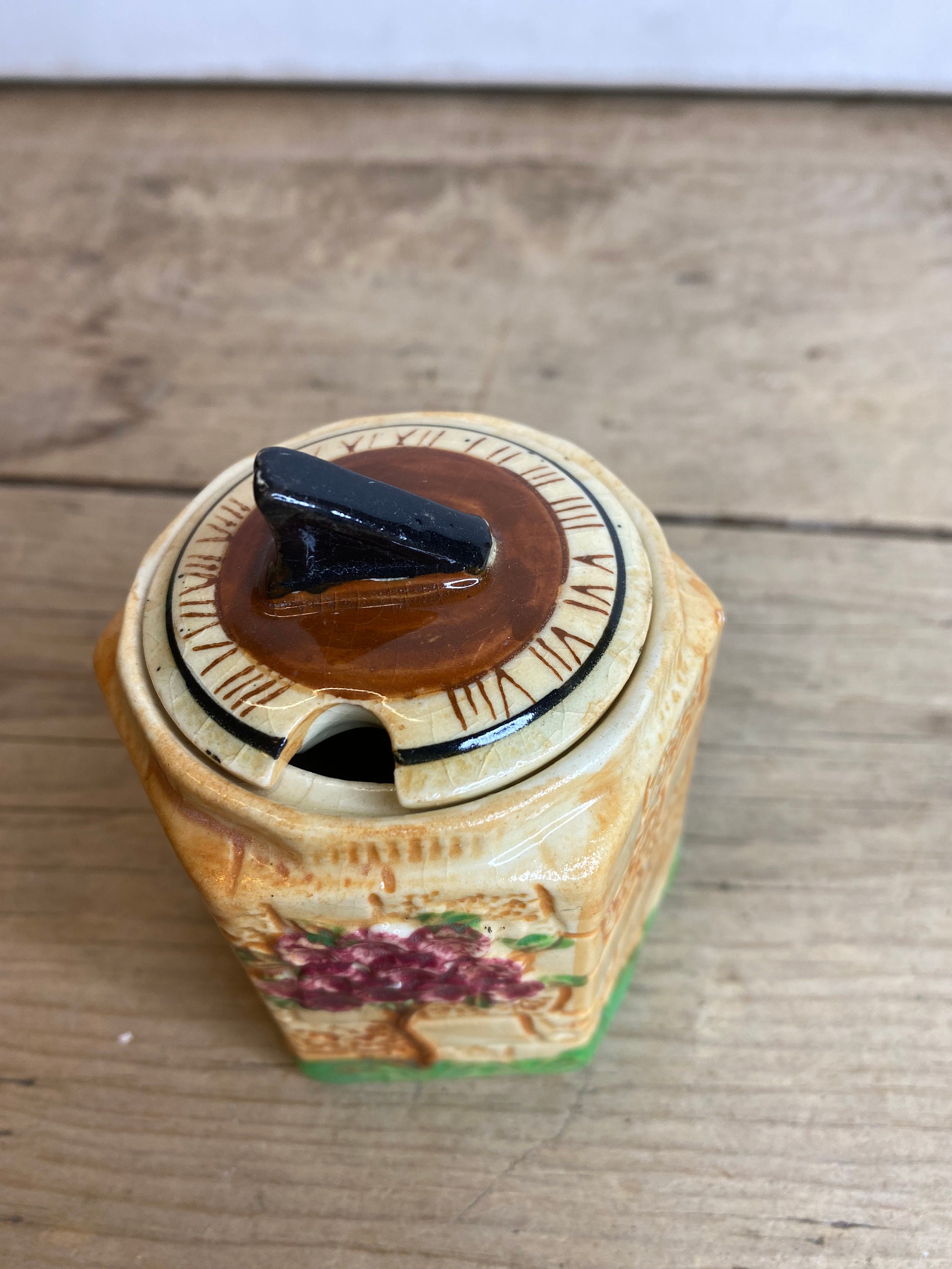 Vintage Suvesco Walled Garden and Sundial Preserve Pot / Jar | Etsy