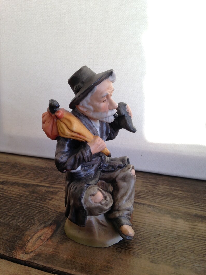 Vintage Figurine of A Tramp or Vagrant With an Umbrella in - Etsy UK