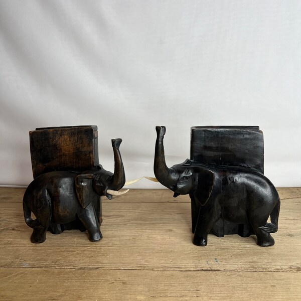 Elephant Bookends - Etsy