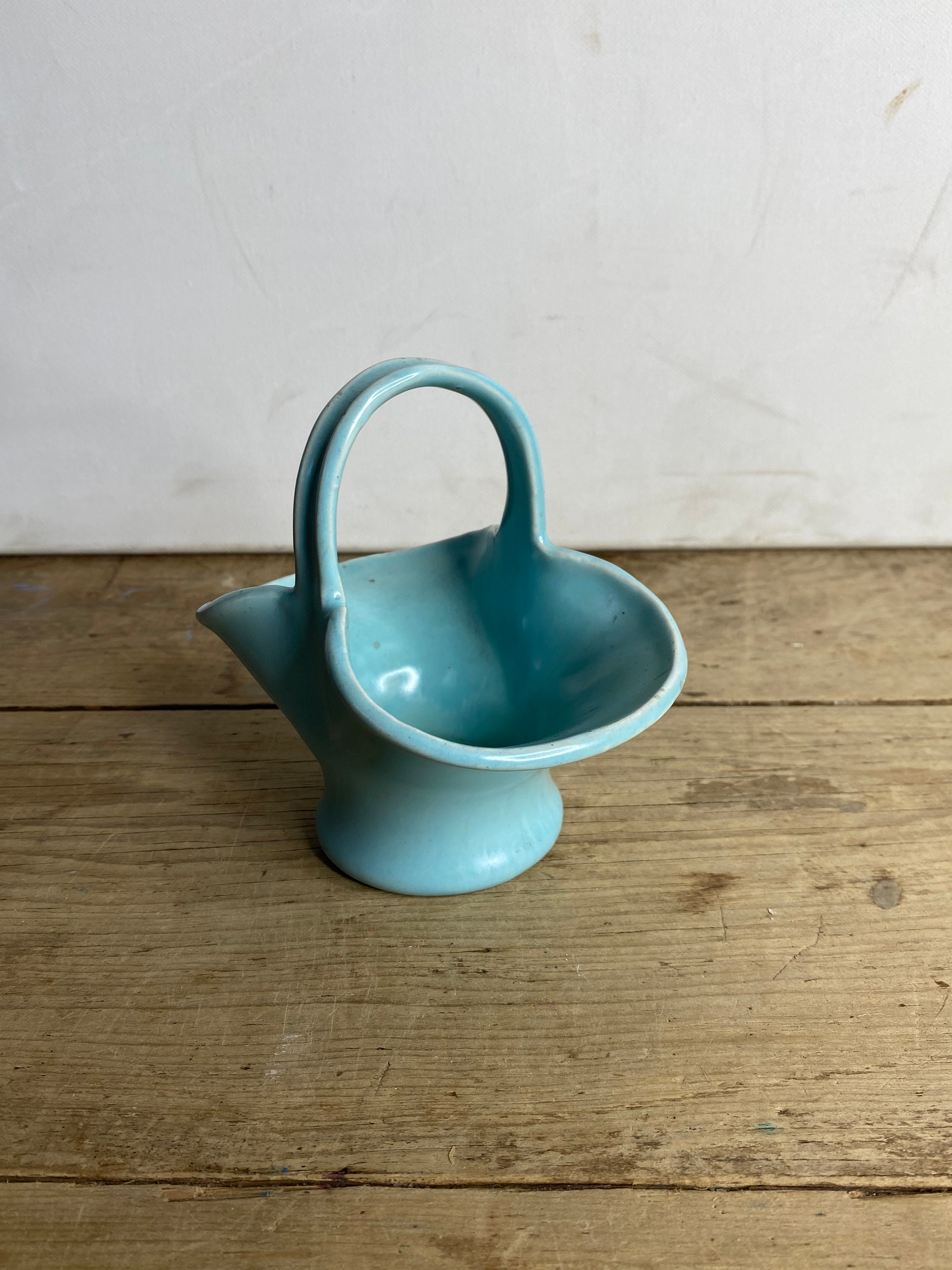 Vintage 1970's Small Light Blue Glazed Dee Cee Stoneware | Etsy