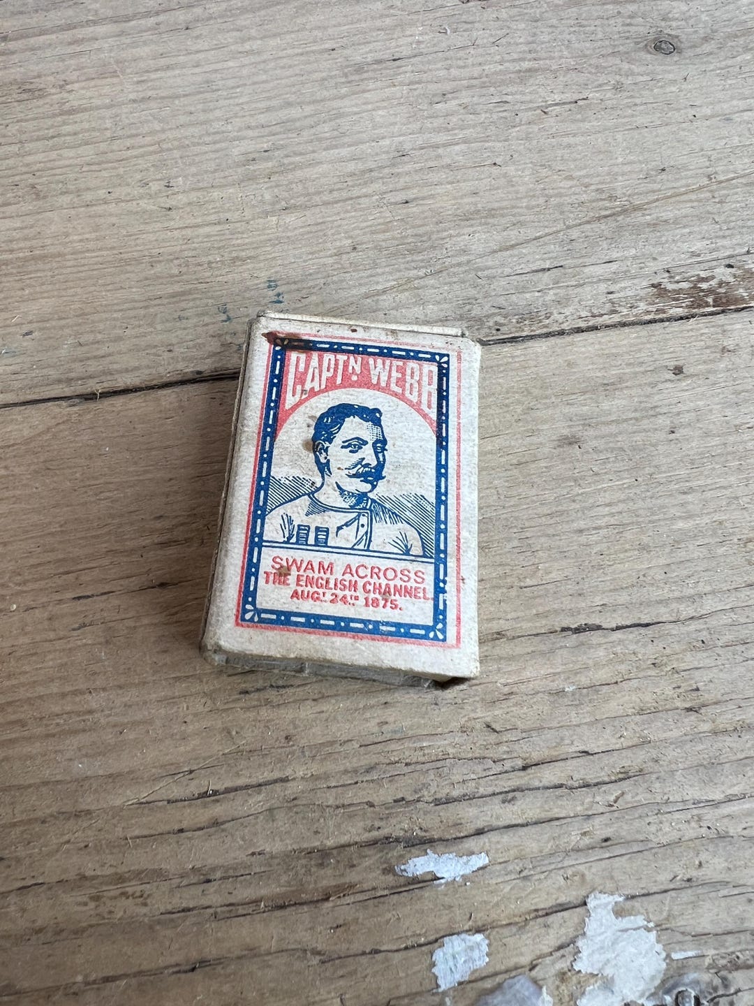 Vintage Bryant & May Matchbox. Captain Webb Swam the English Channel ...