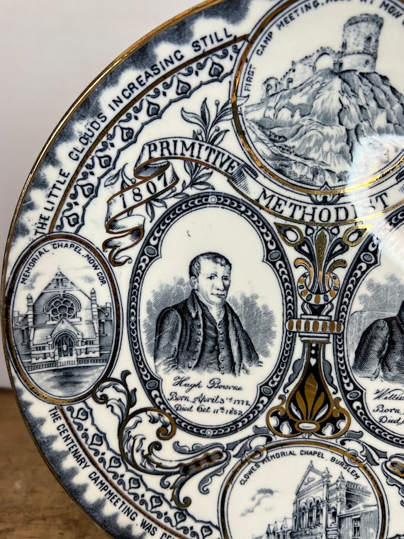 Antique Primitive Methodist Church Centenary Plate 19… - Gem