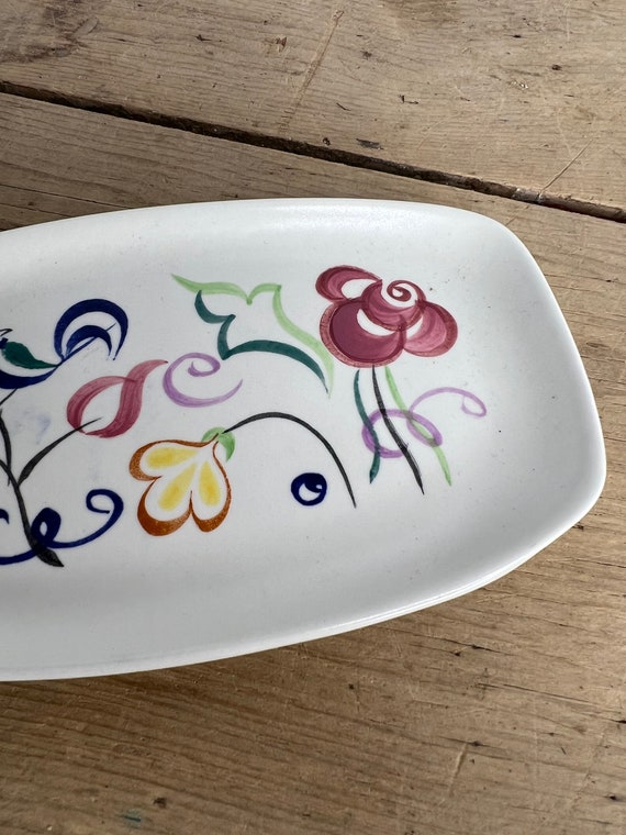 Vintage Poole Traditional Rectangular Pin Dish Patter… - Gem