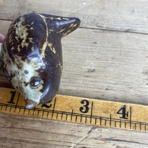 Vintage Quirky Stylised Studio Pottery Wren Bird Brown & Cream Cute ...