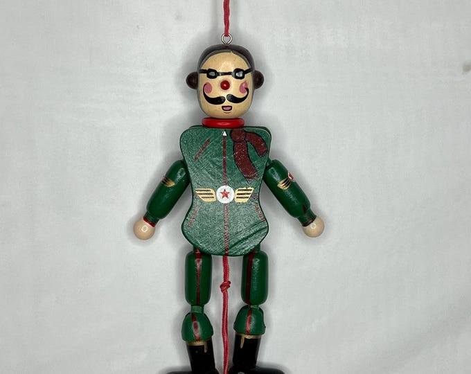 Vintage German Wooden Jumping Jacks / Hampelmann Nutcracker - Pilot ...