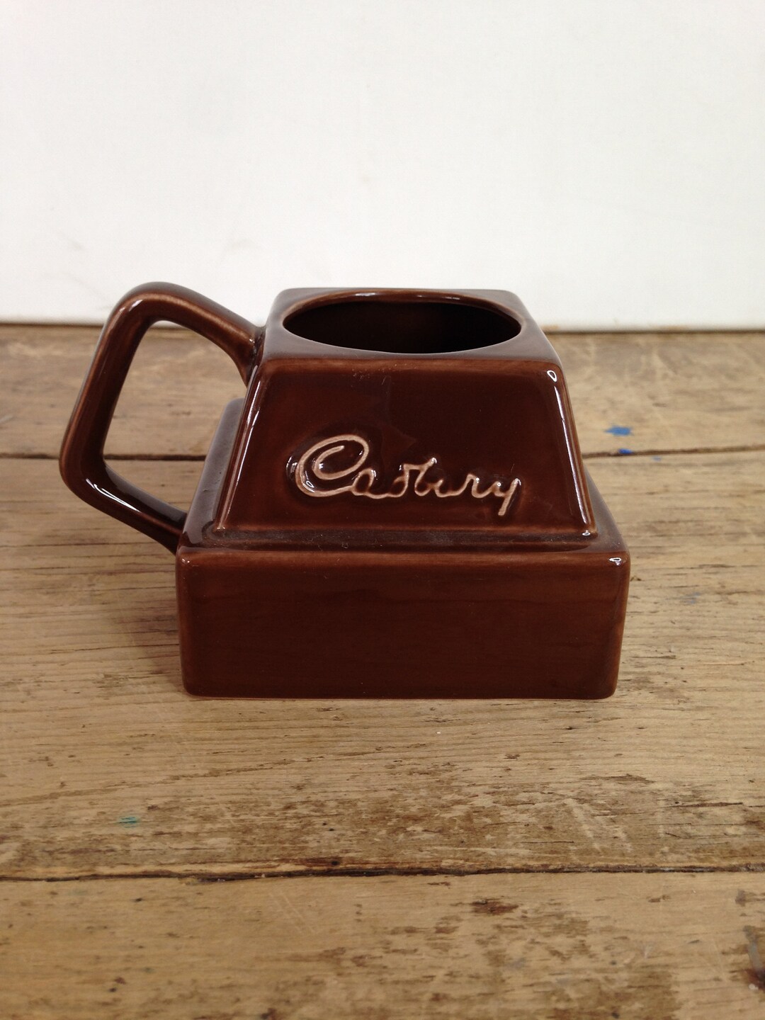 Vintage Square Brown Cadbury Advertising Mug in Good Condition. - Etsy