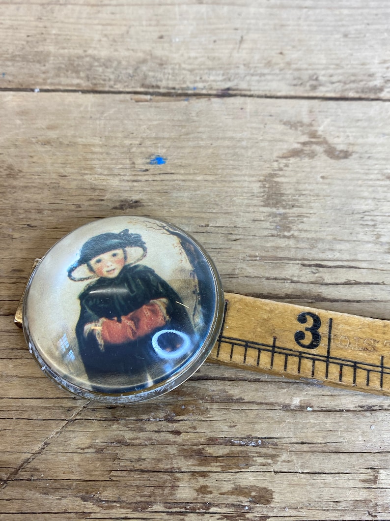 Vintage Nigel Pain Paperweight Domed Resin With Picture of - Etsy