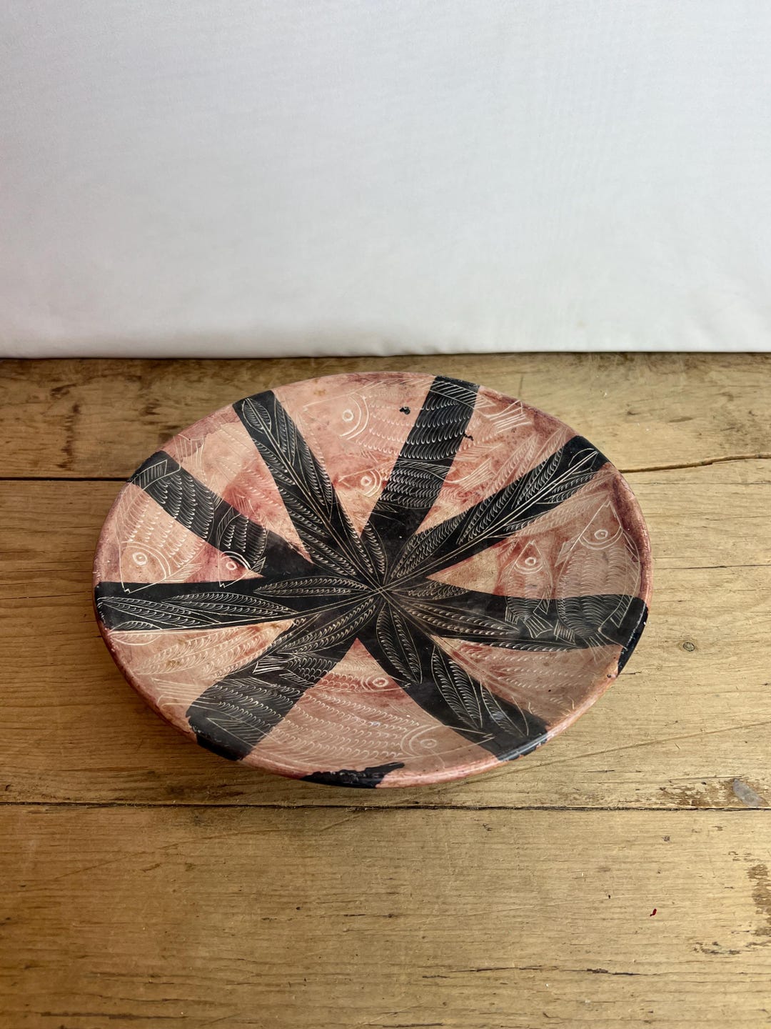 Vintage Carved Soapstone Plate / Shallow Dish. in Good Condition - Etsy