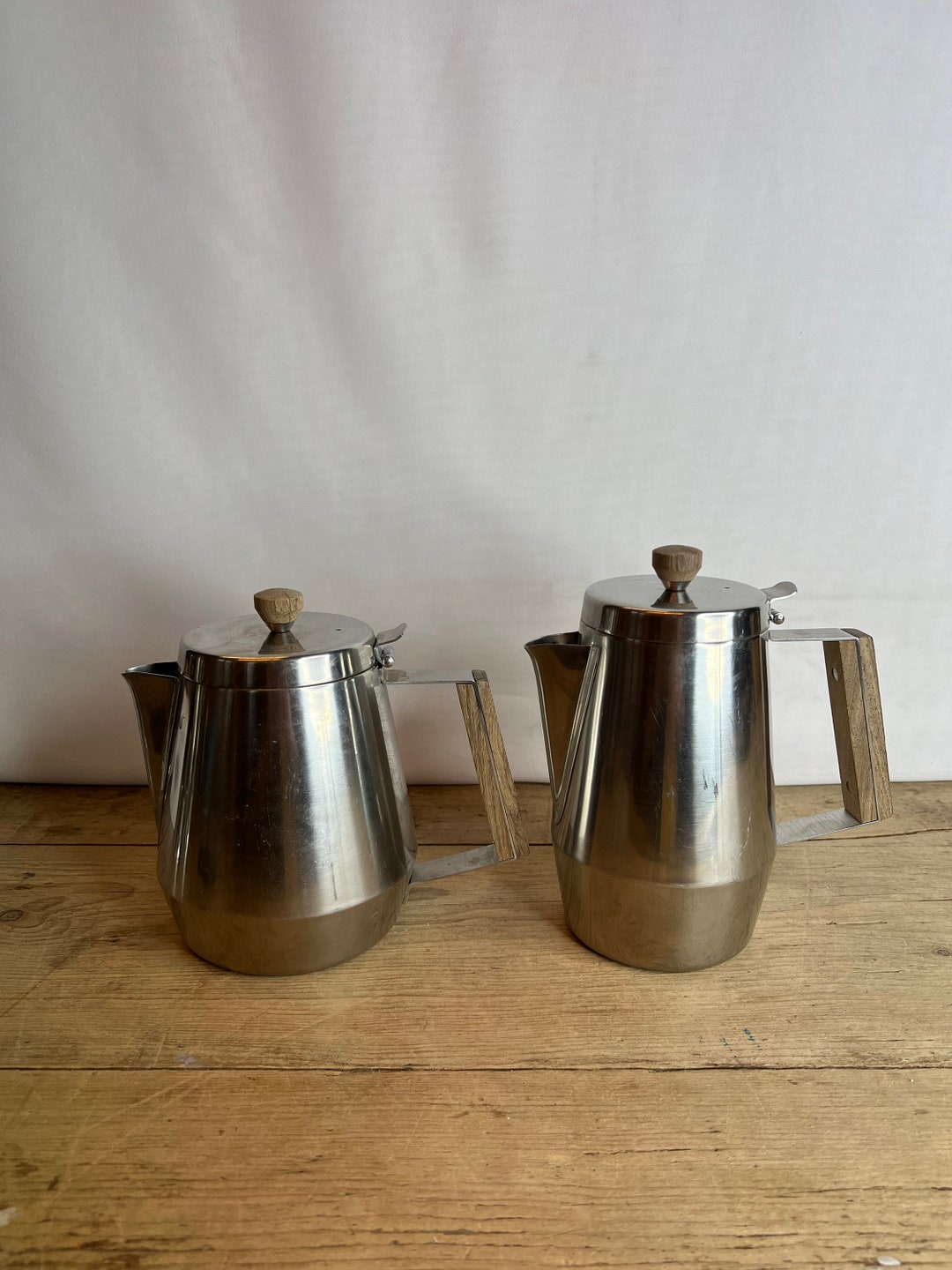 Vintage Radmore Teak Handled Water Pot & Tea Pot. - Etsy