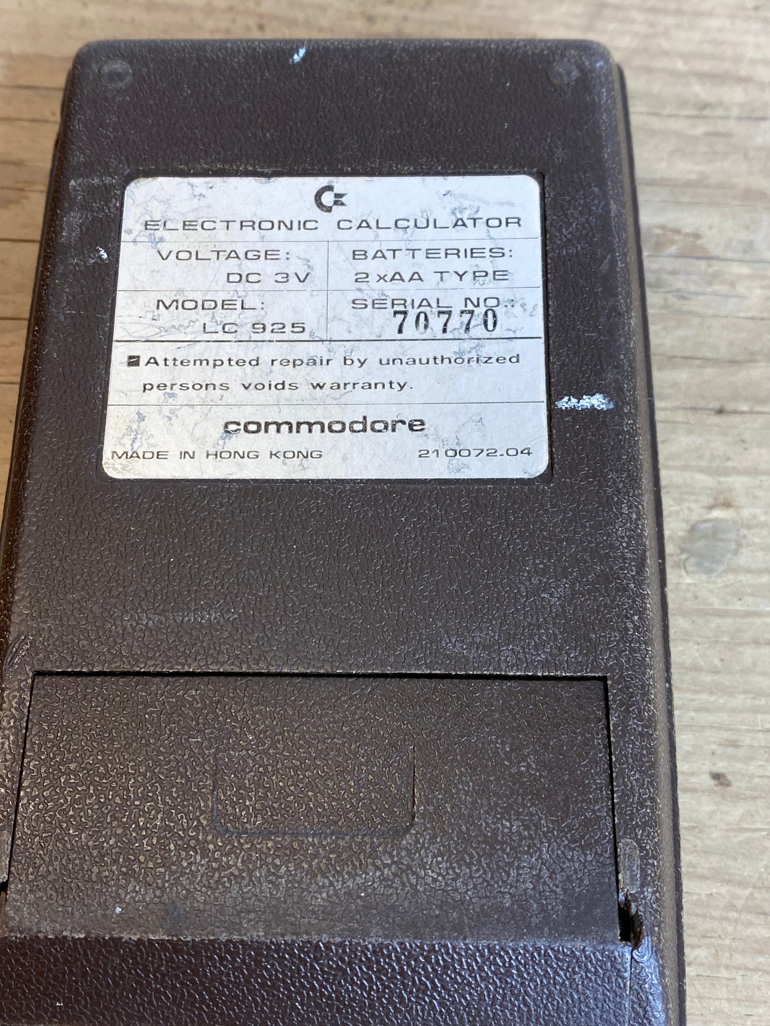 Vintage Retro Commodore LC 925 LCD 8 Digit Electronic | Etsy