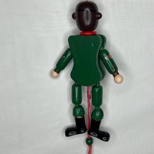 Vintage German Wooden Jumping Jacks / Hampelmann Nutcracker Pilot ...
