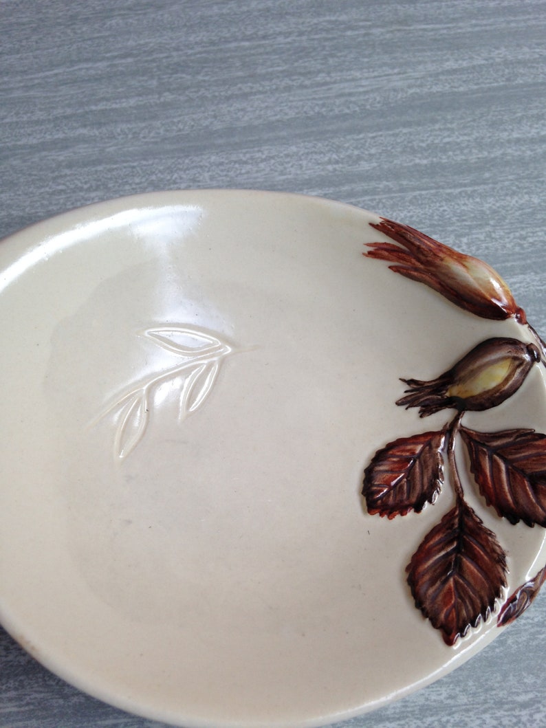 Vintage Beige Hazelnut Carlton Ware Australian Design Small Dish ...
