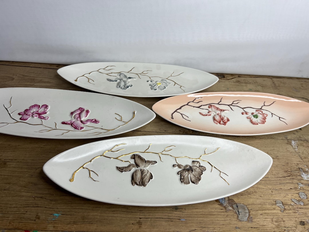 Vintage Magnolia Carlton Ware Oval Dish / Plate - Various Colours ...