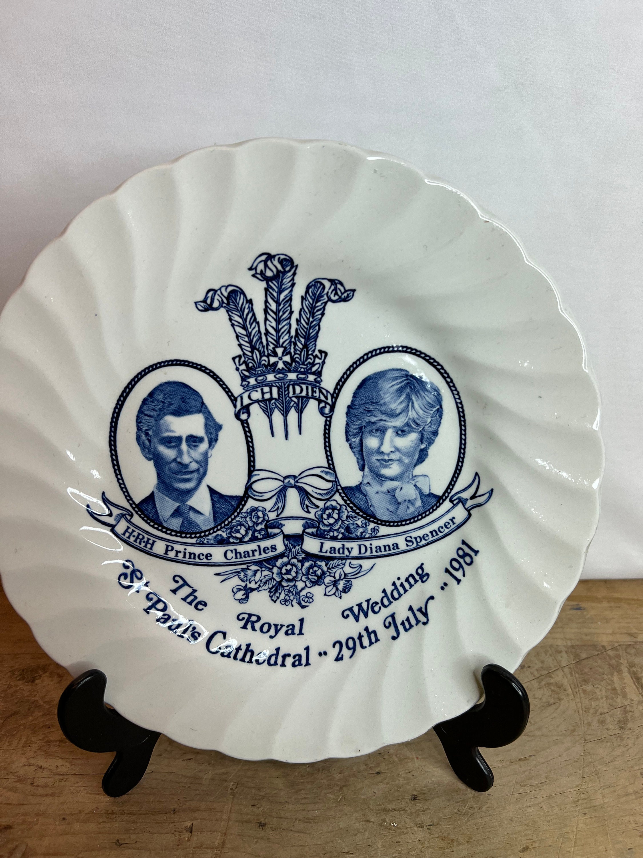 Vintage Myott - Meakin Plate Royal Wedding Charles and Diana at St ...