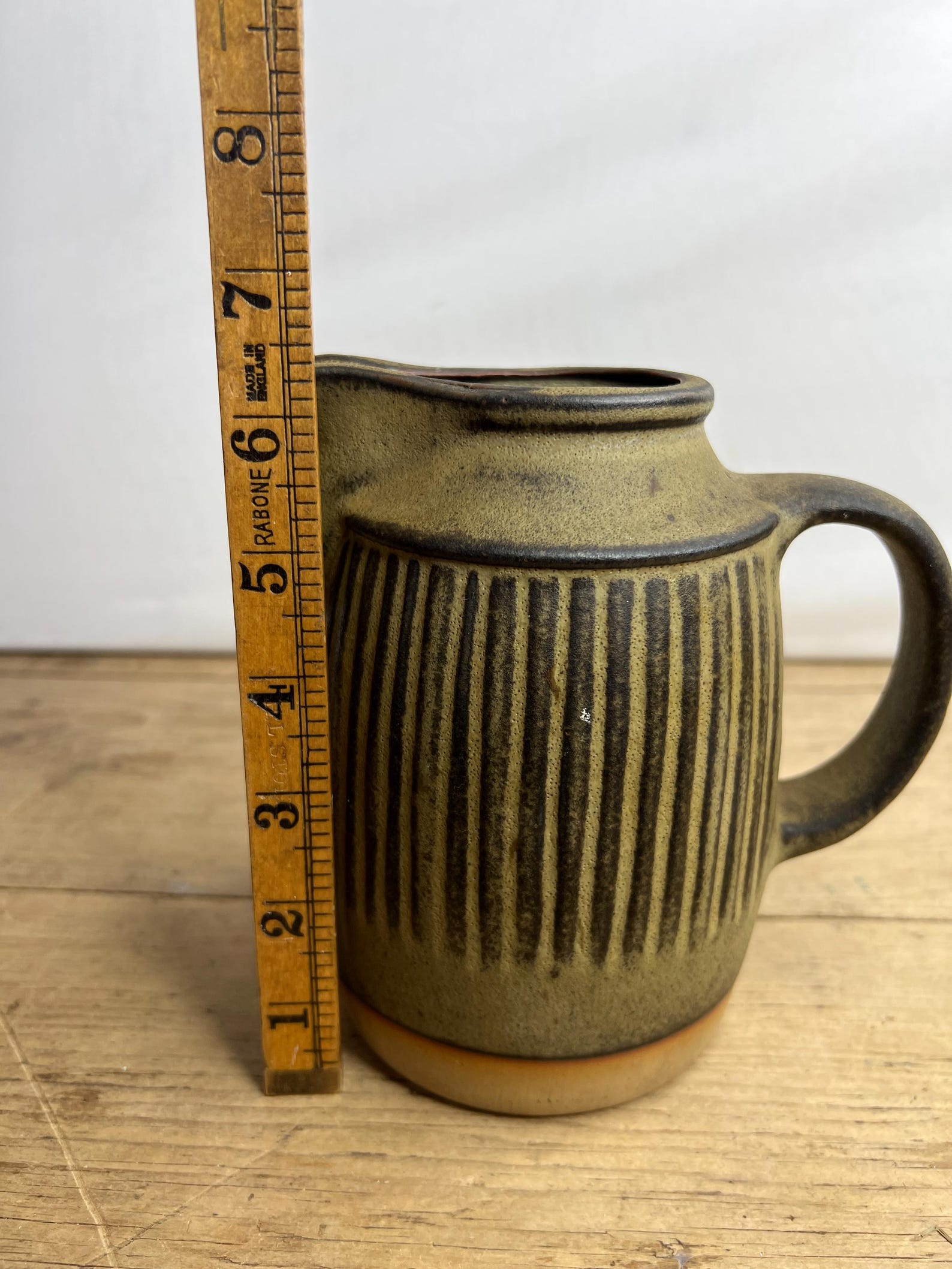 Vintage Tremar Presingoll Pottery Stoneware Large 7 Inch Water Jug ...