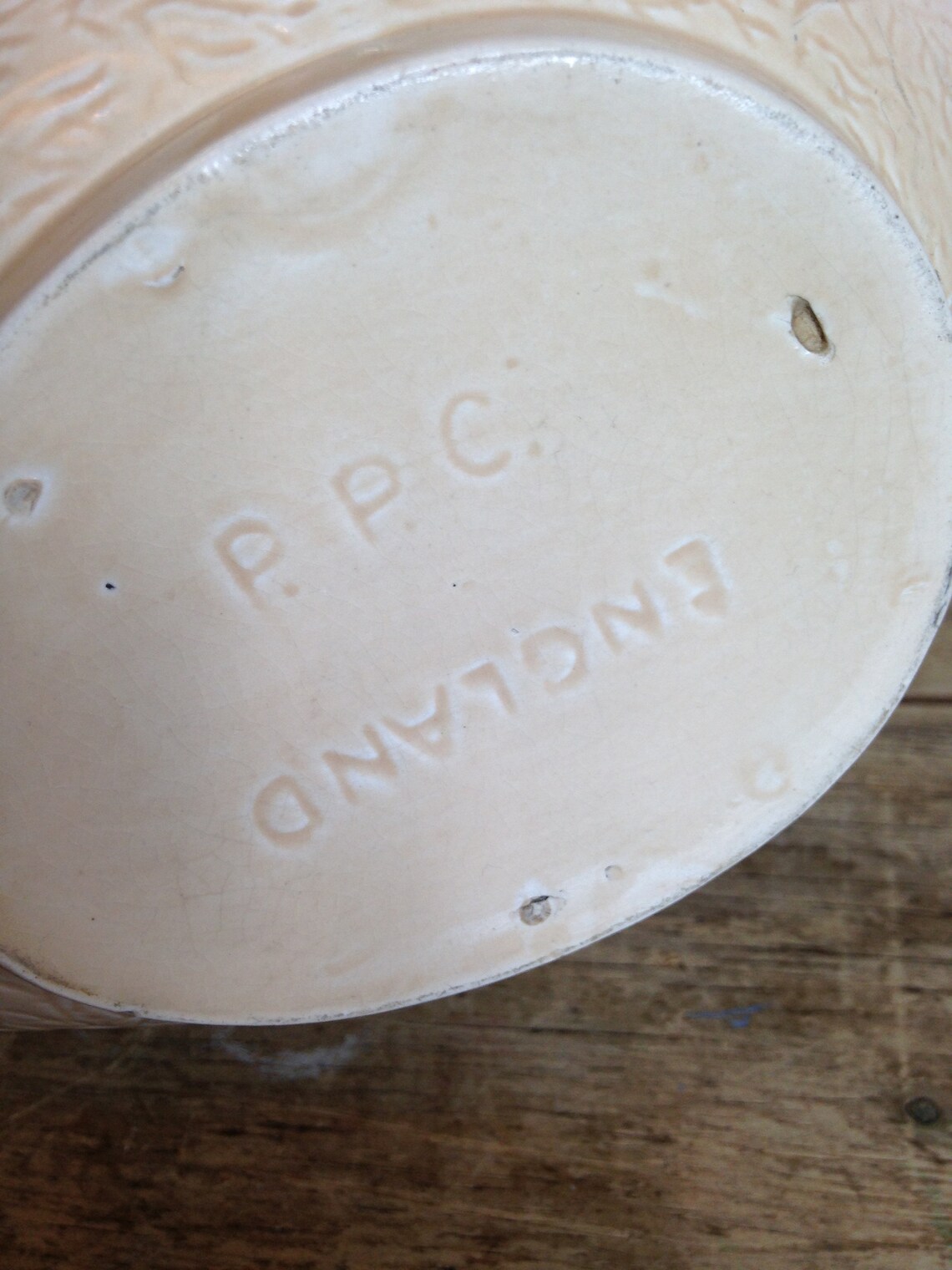Vintage Portland Potteries Cobridge PPC Beige Art Deco Teapot - Unusual ...