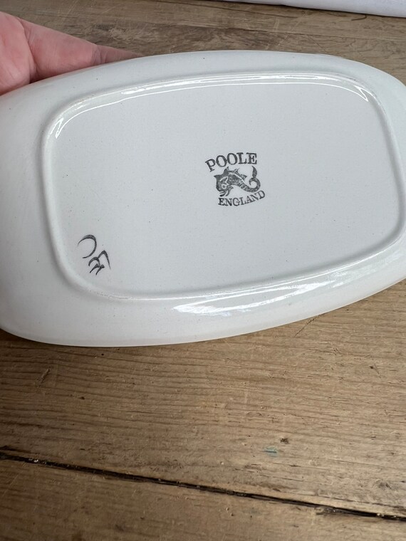 Vintage Poole Traditional Rectangular Pin Dish Patter… - Gem