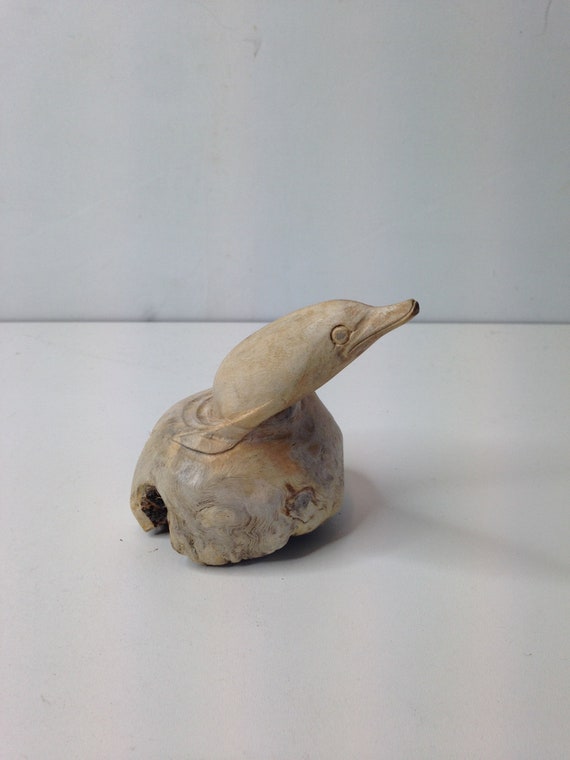 Vintage Wooden Dolphin Very Good Natural Timber Carving. Very | Etsy