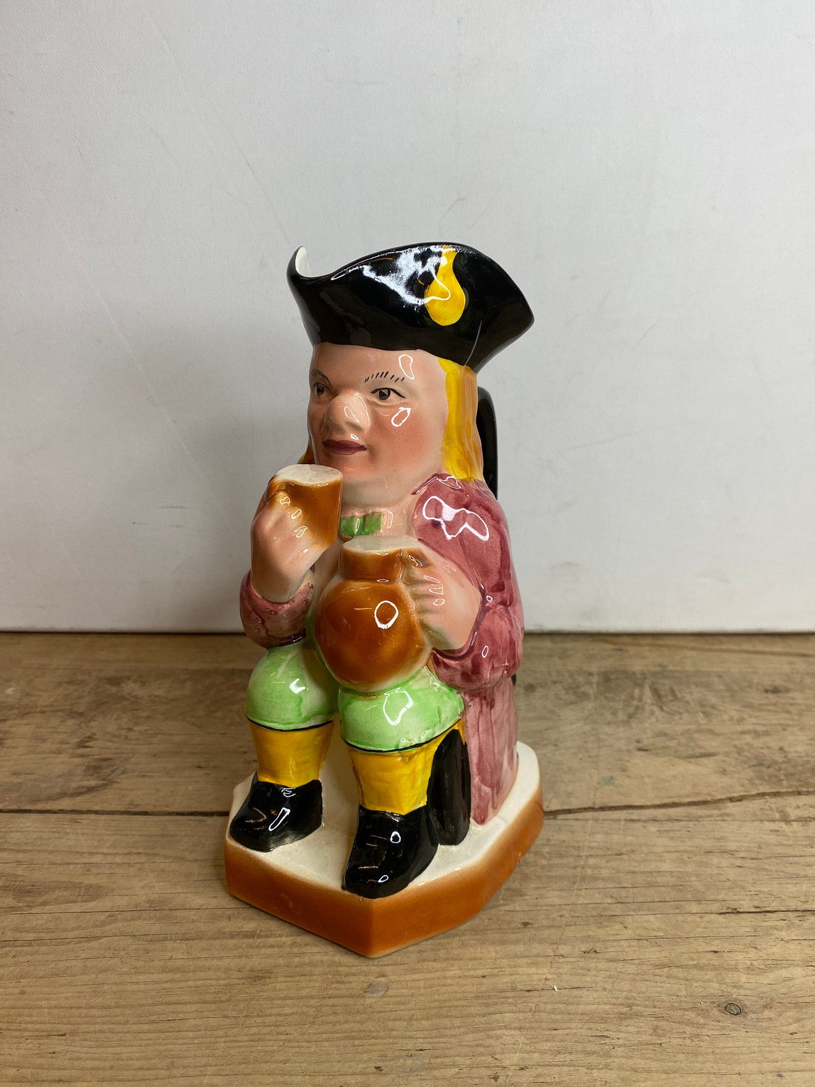 Vintage Avon Ware Tall Toby Jug. Jolly Man in a Red Jacket in Good ...