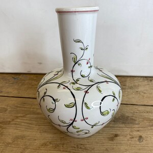 Vintage Anfora Agueda Hand Painted Vase. Made in Portugal. Cockerel ...