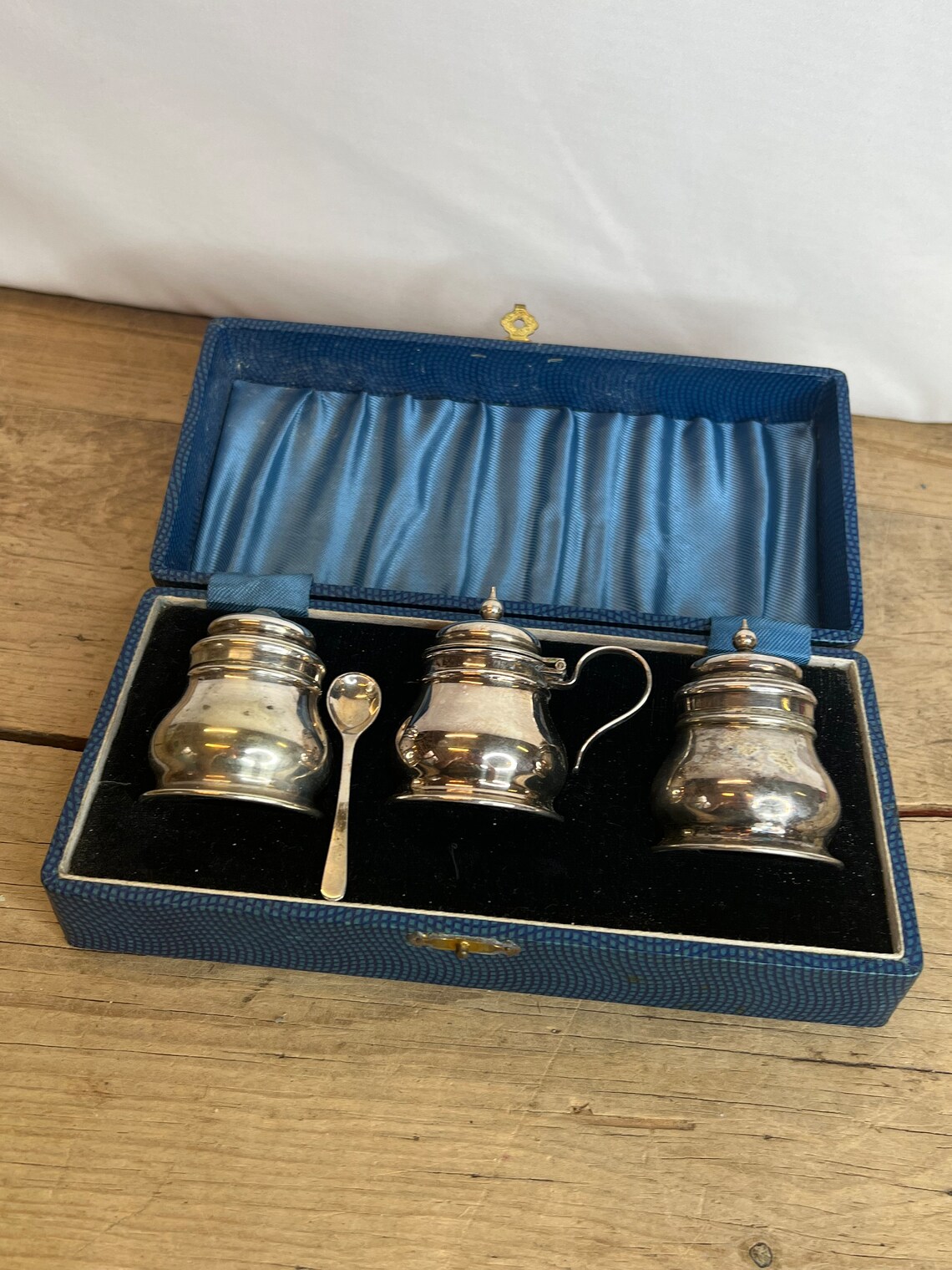 Vintage Boxed EPNS Cruet Set Salt Pot Pepper Shaker and - Etsy