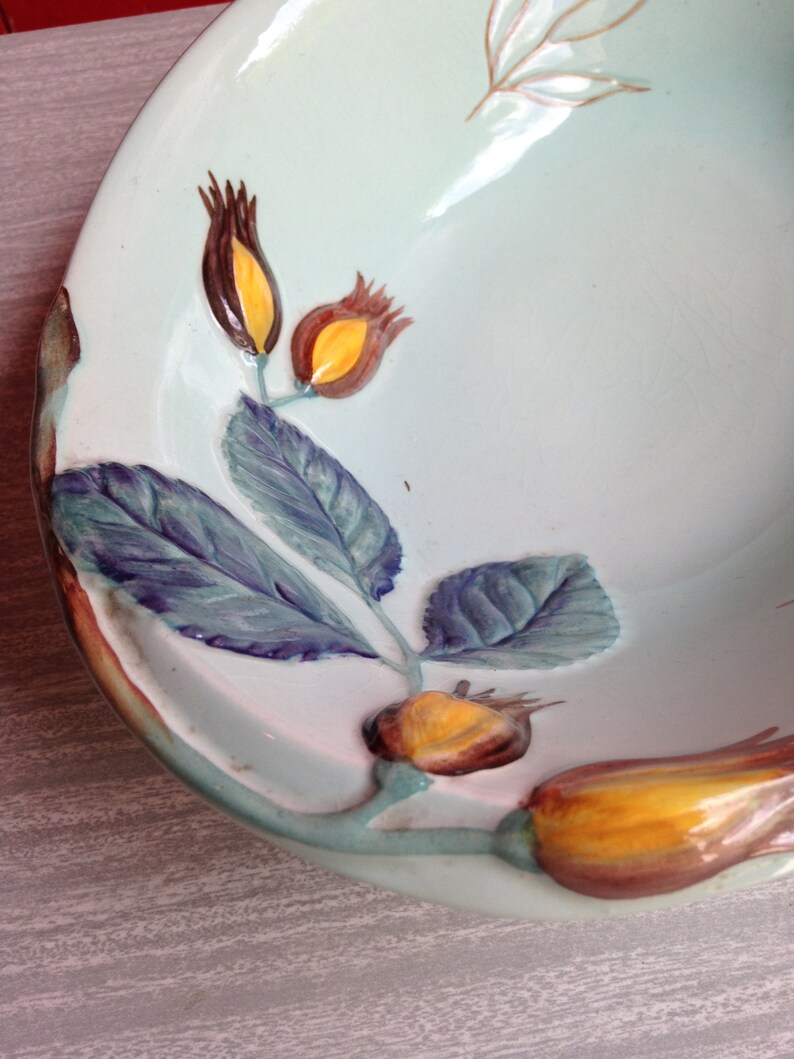 Vintage Pale Blue Hazelnut Carlton Ware Australian Design Bowl / Dish ...