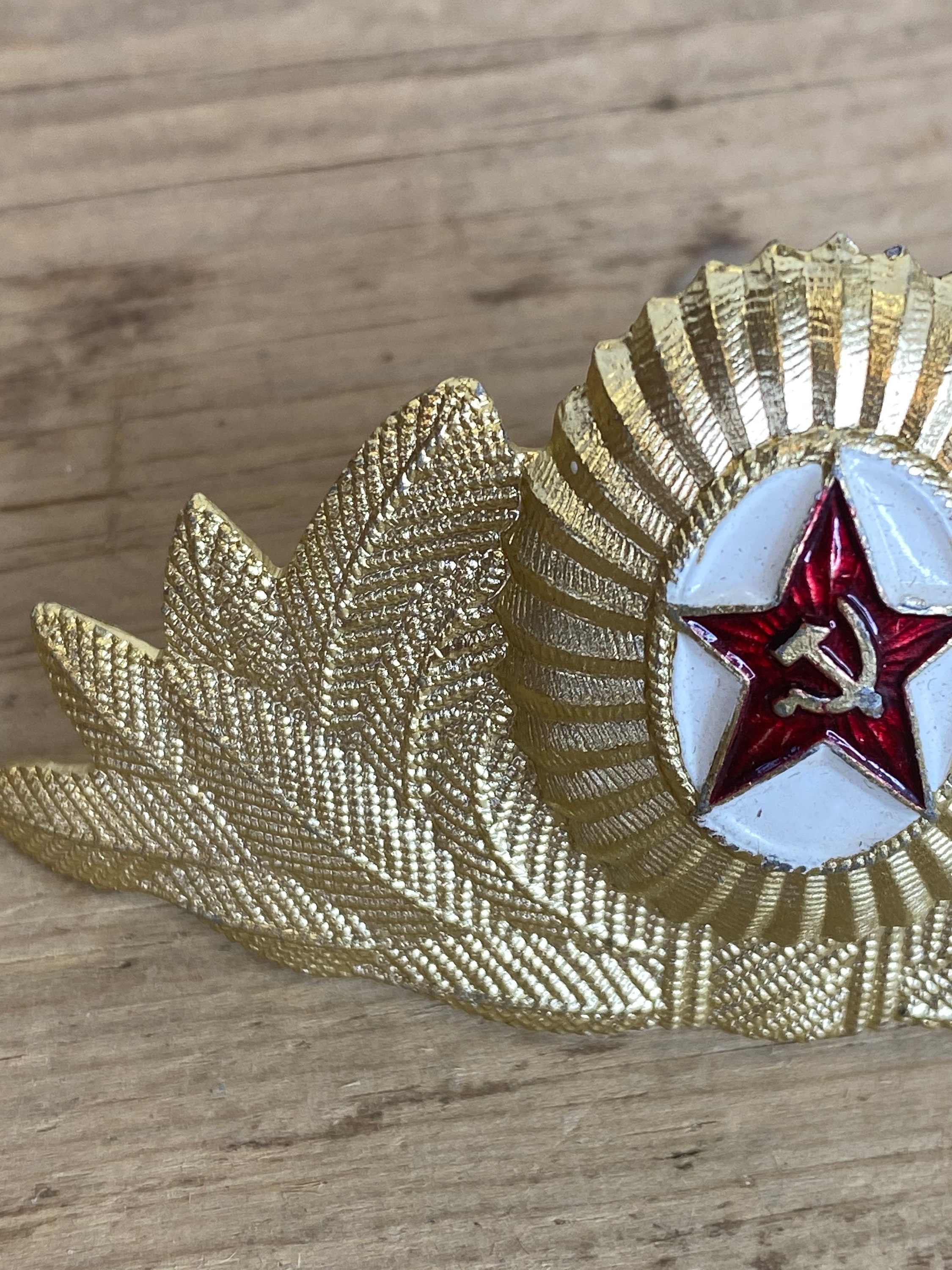 Vintage Replica Russian Cap / Uniform Badge. Very Good - Etsy