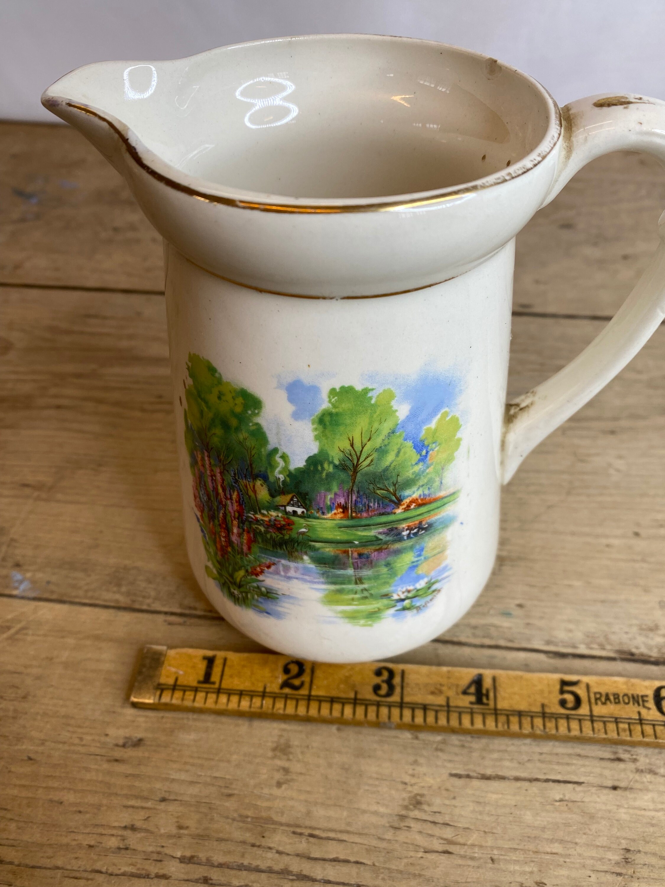 Vintage Falcon Ware Art Deco Tall Pitcher / Jug English | Etsy