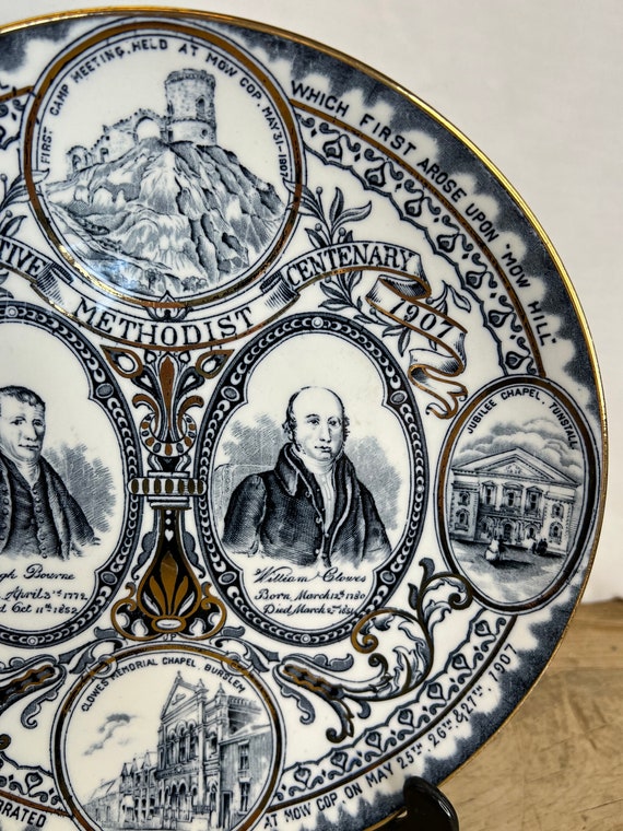 Antique Primitive Methodist Church Centenary Plate 19… - Gem