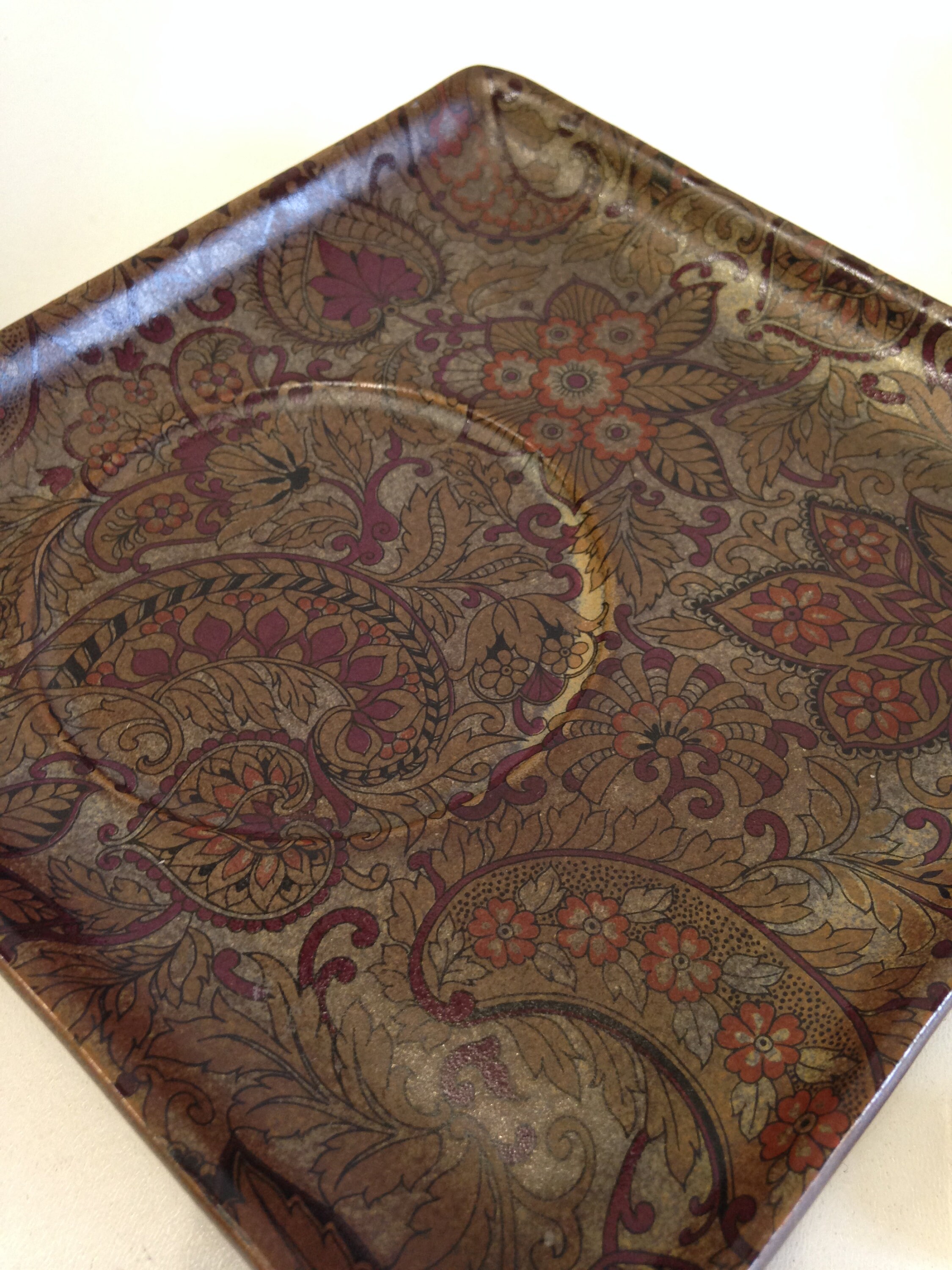 Vintage Brown Paisley Pair of Surrey Ceramics Chunky Tea / - Etsy UK