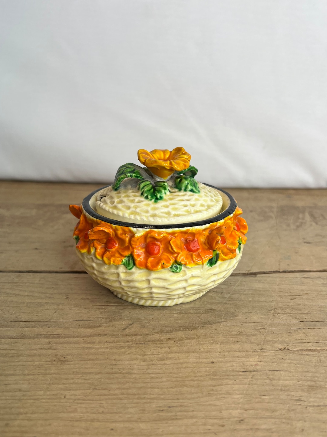 Vintage Orange and Yellow Marutomo Ware Made in Japan Small - Etsy