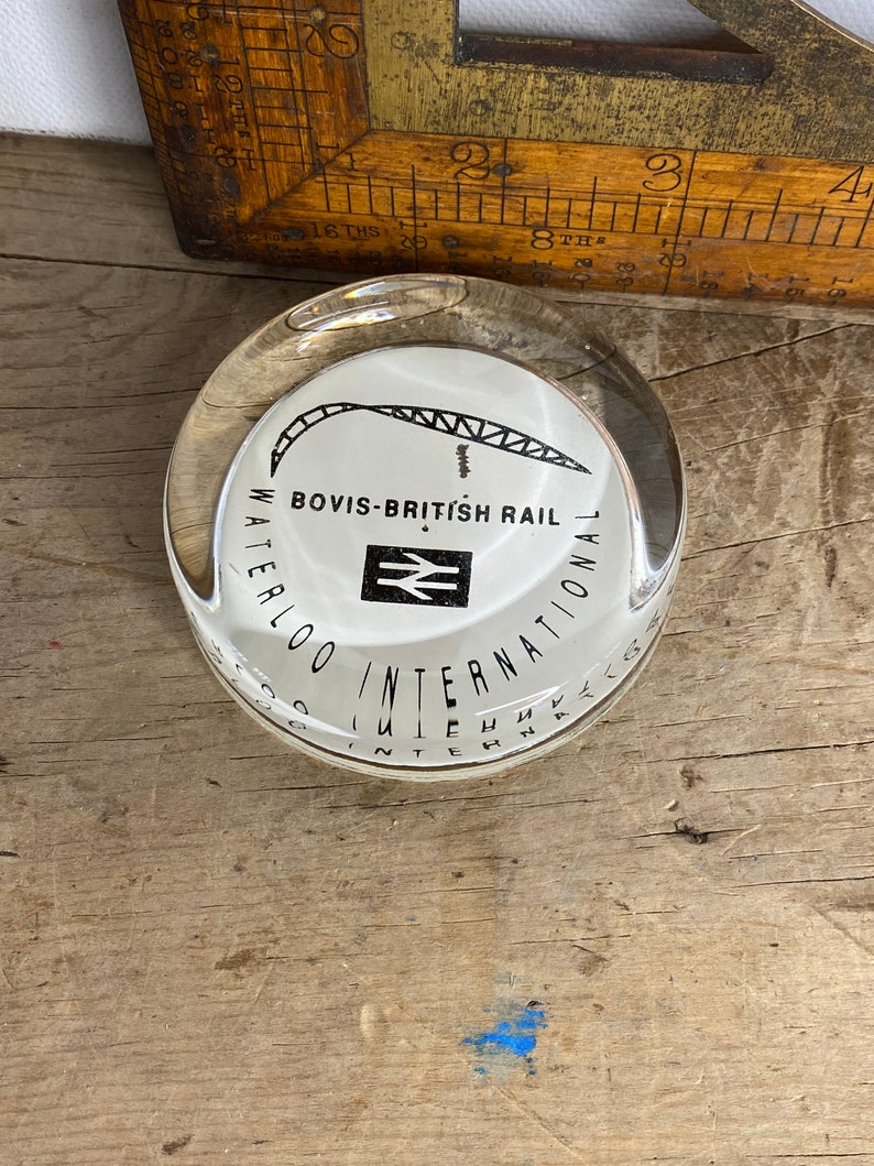Vintage Round Bovis British Rail Waterloo International Souvenir ...