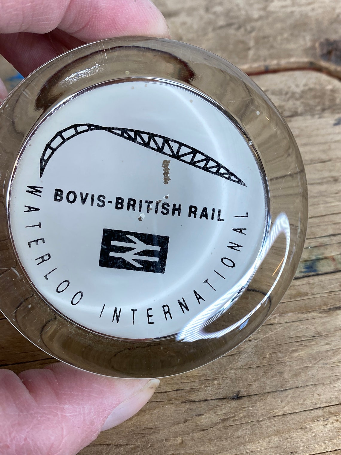 Vintage Round Bovis British Rail Waterloo International Souvenir ...