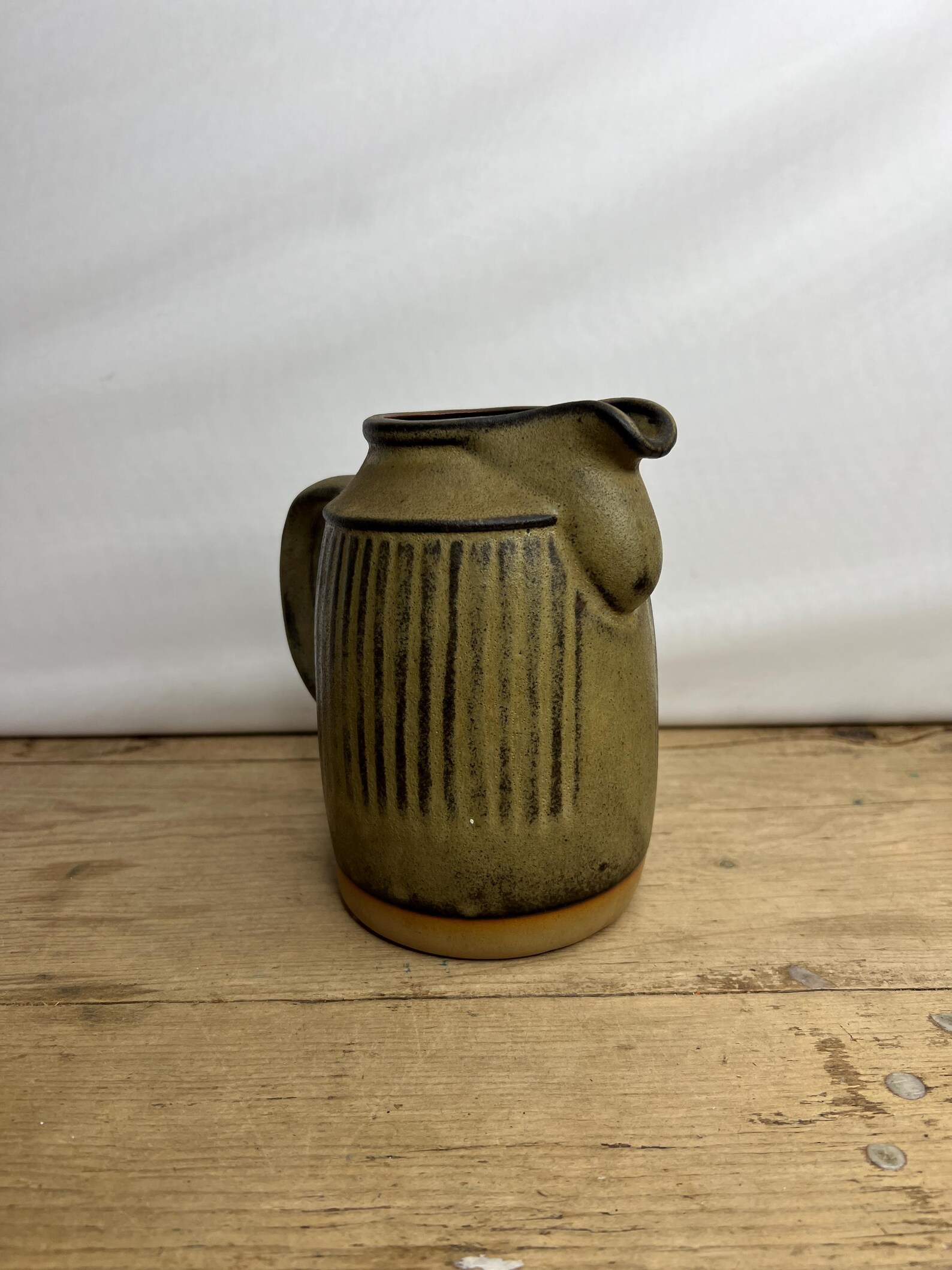 Vintage Tremar Presingoll Pottery Stoneware Large 7 Inch Water Jug ...