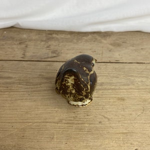 Vintage Quirky Stylised Studio Pottery Wren Bird Brown & Cream Cute ...