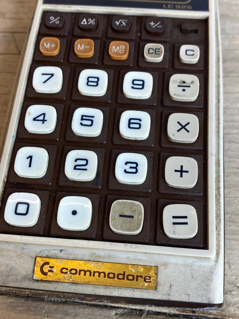 Vintage Retro Commodore LC 925 LCD 8 Digit Electronic | Etsy