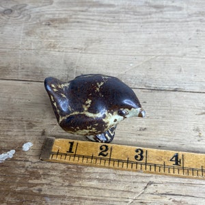 Vintage Quirky Stylised Studio Pottery Wren Bird Brown & Cream Cute ...