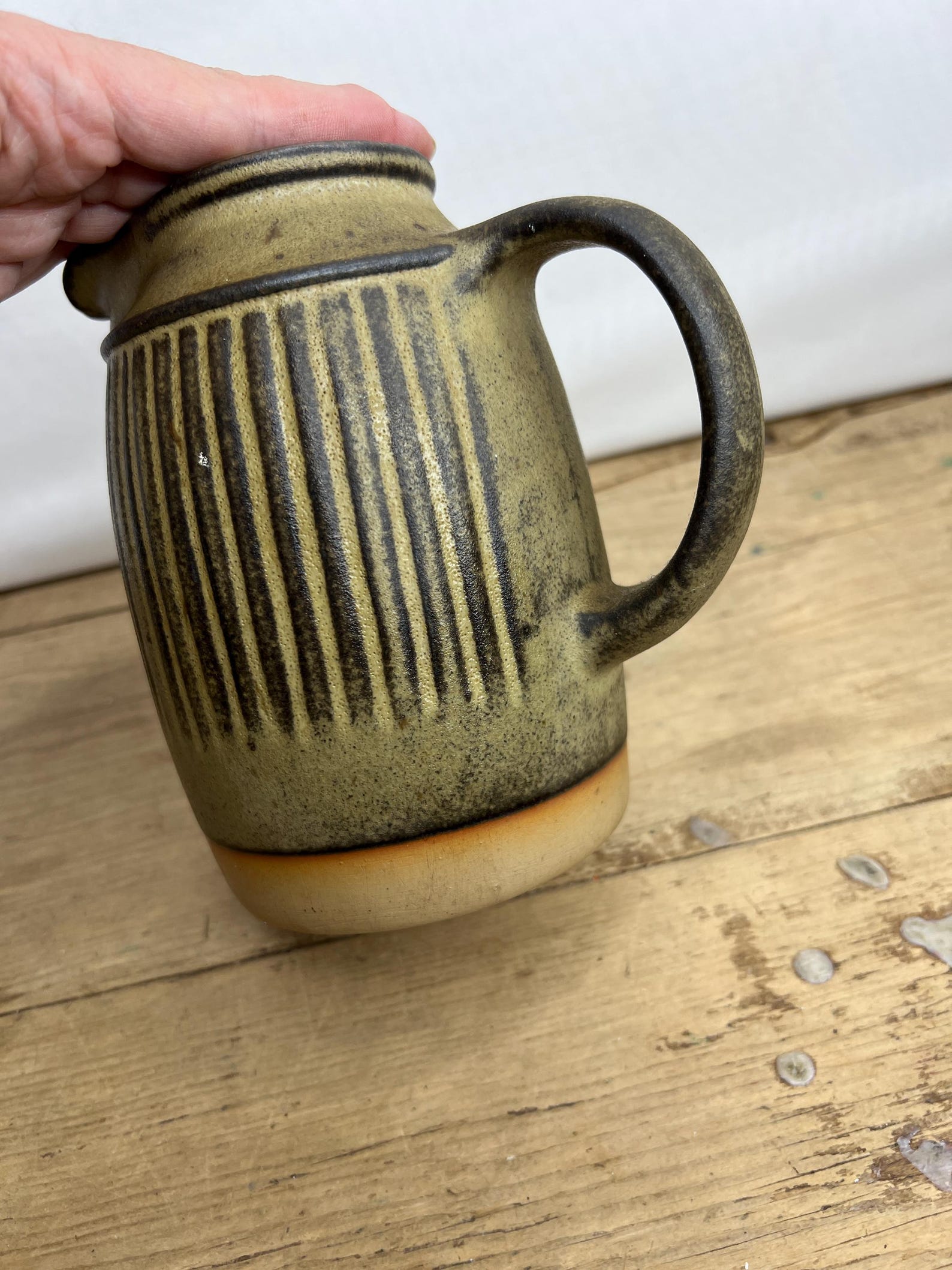 Vintage Tremar Presingoll Pottery Stoneware Large 7 Inch Water Jug ...