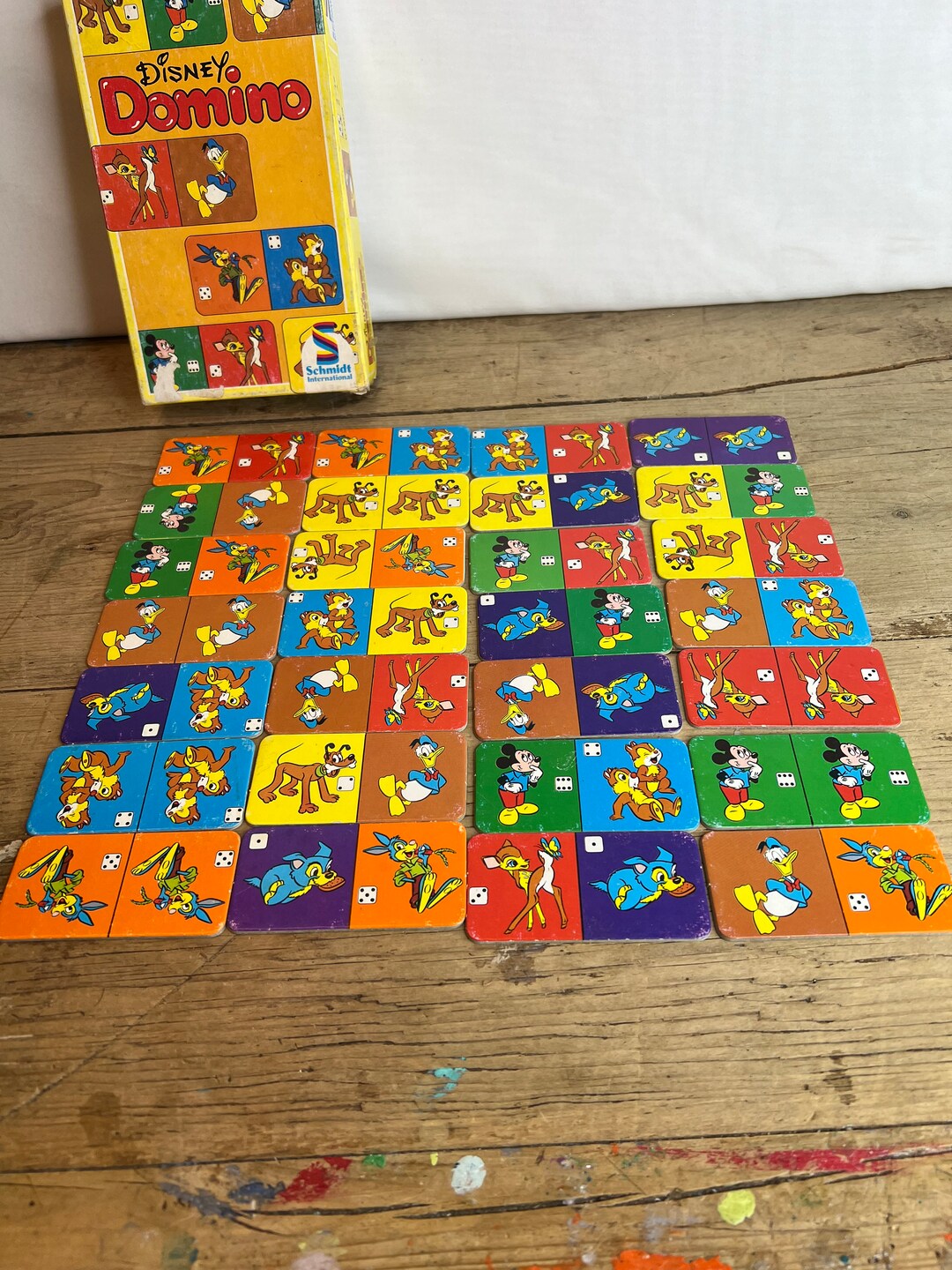 Vintage Boxed Childrens Disney Domino / Picture Dominoes - Etsy