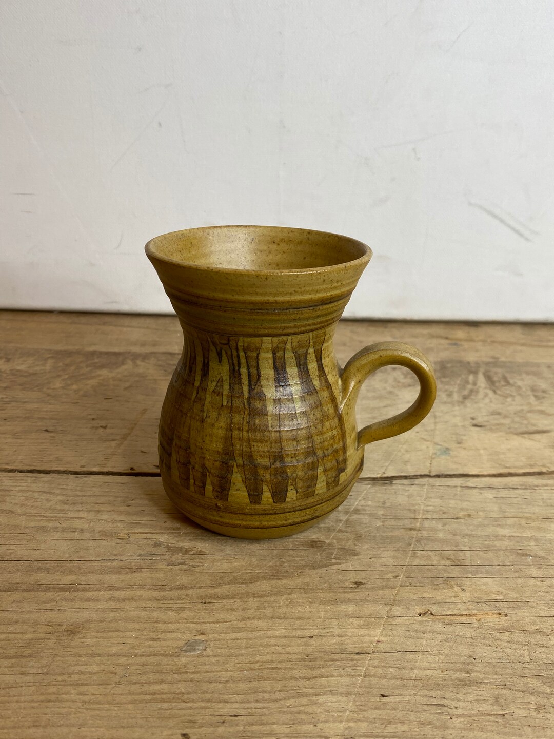 Vintage Stylish Brown Alvingham Studio Pottery Mug / Cup in Good ...