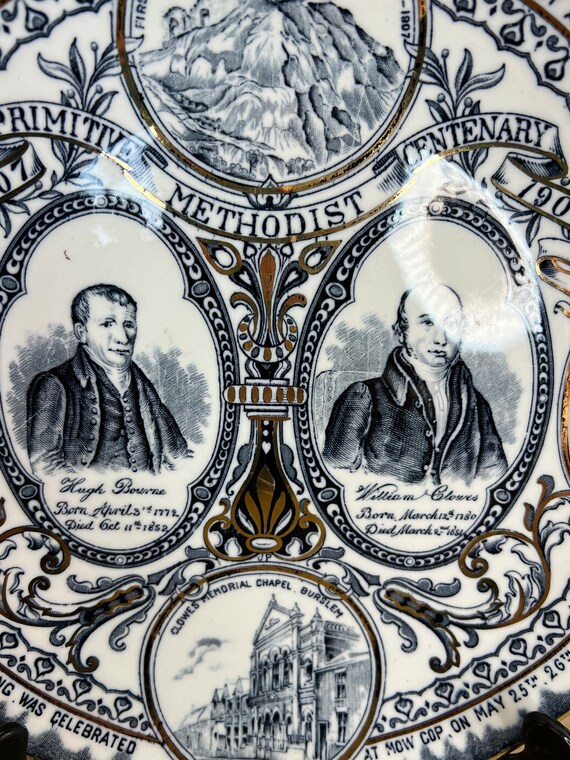 Antique Primitive Methodist Church Centenary Plate 19… - Gem