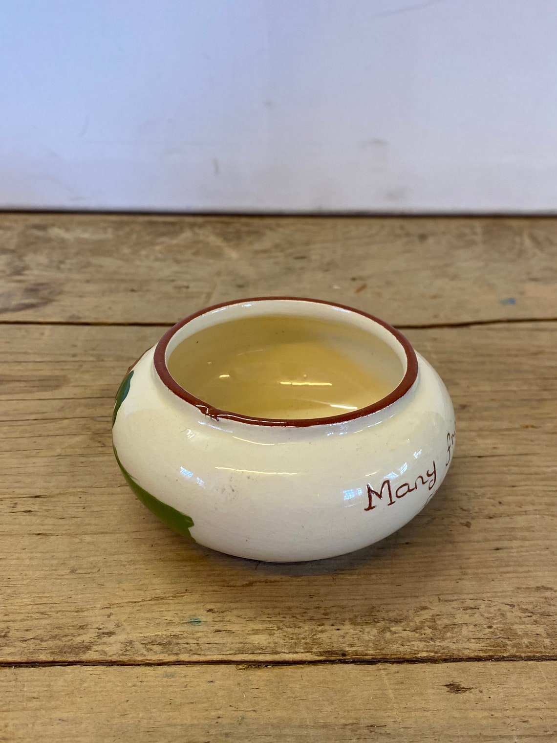 Vintage Collectible Devon Ware Torquay Sugar Bowl Many Friends | Etsy