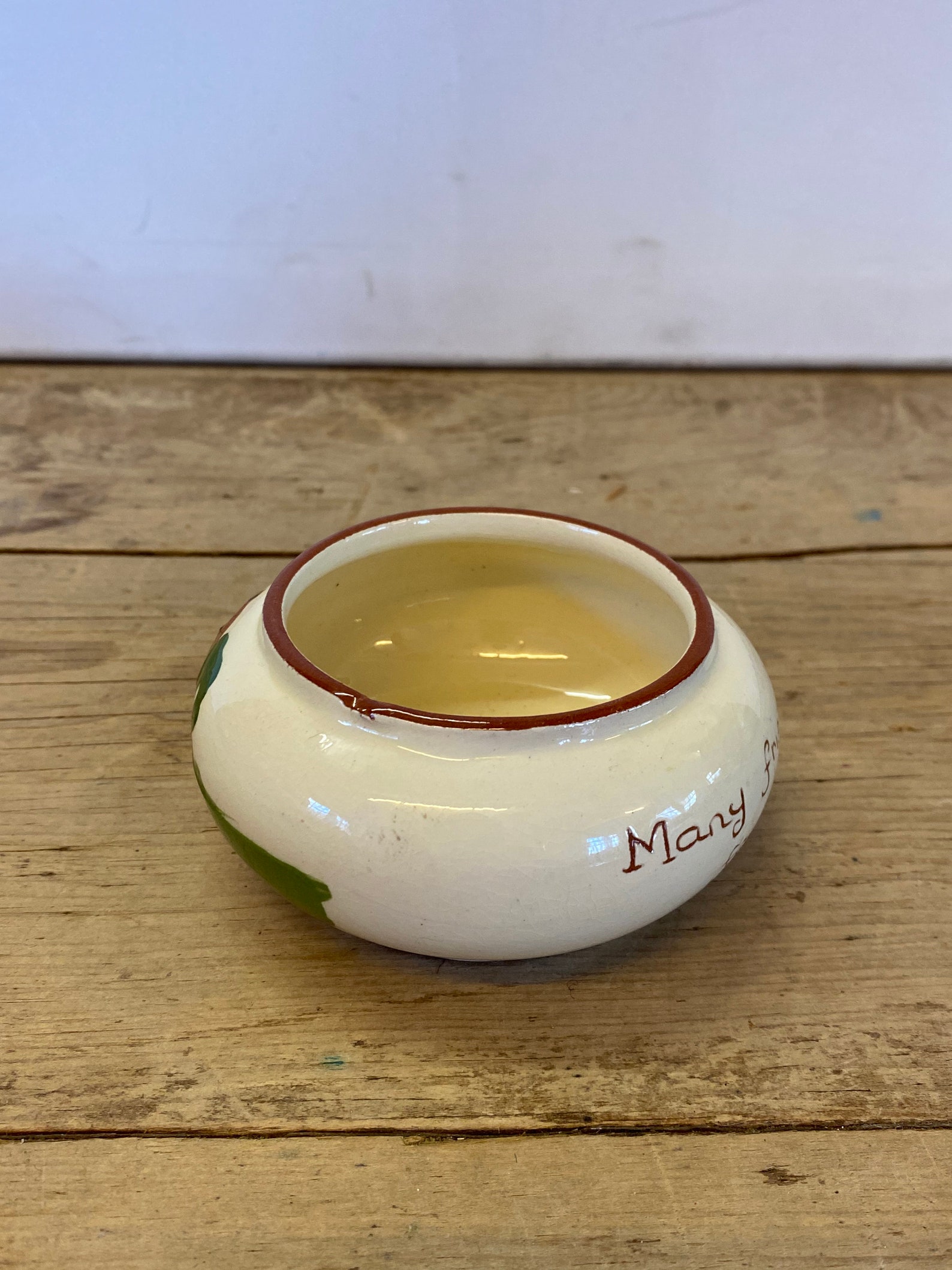 Vintage Collectible Devon Ware Torquay Sugar Bowl Many Friends | Etsy